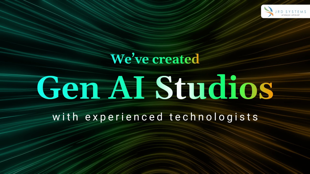 JRD Systems on LinkedIn: JRD Systems Gen AI Studios Create an Impact JRD Systems on LinkedIn: JRD Systems Gen AI Studios Create an Impact