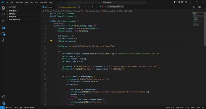 Amar Kumar on LinkedIn: #codsoft #java #webdev #webdevelopment Amar Kumar on LinkedIn: #codsoft #java #webdev #webdevelopment