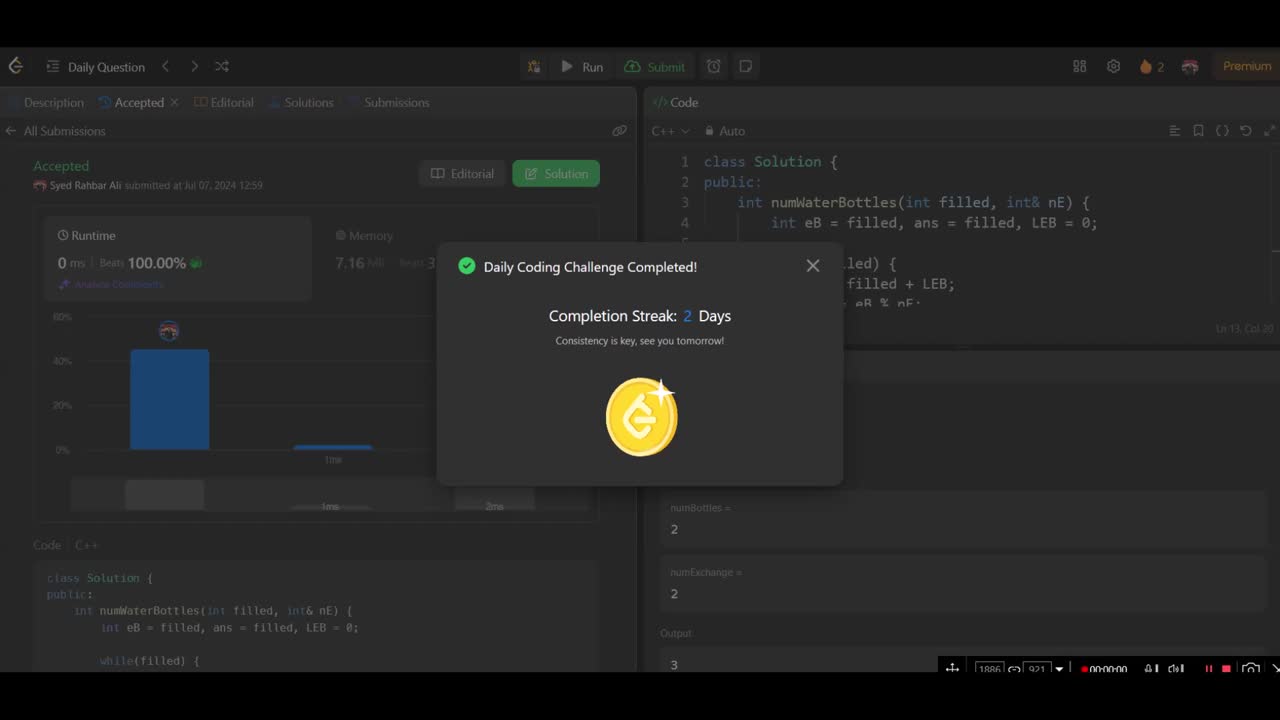 Solved LeetCode POD Problem | Syed Rahbar Ali posted on the topic ... Solved LeetCode POD Problem | Syed Rahbar Ali posted on the topic ...