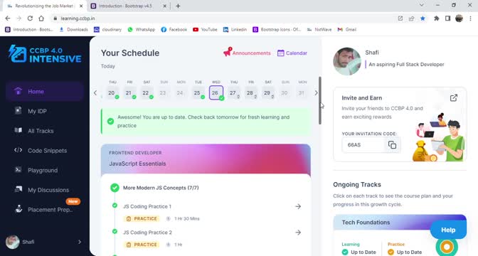 Mohammed Shafi Muttukuru on LinkedIn: #100daysofcodechallenge #ccbpian ... Mohammed Shafi Muttukuru on LinkedIn: #100daysofcodechallenge #ccbpian ...