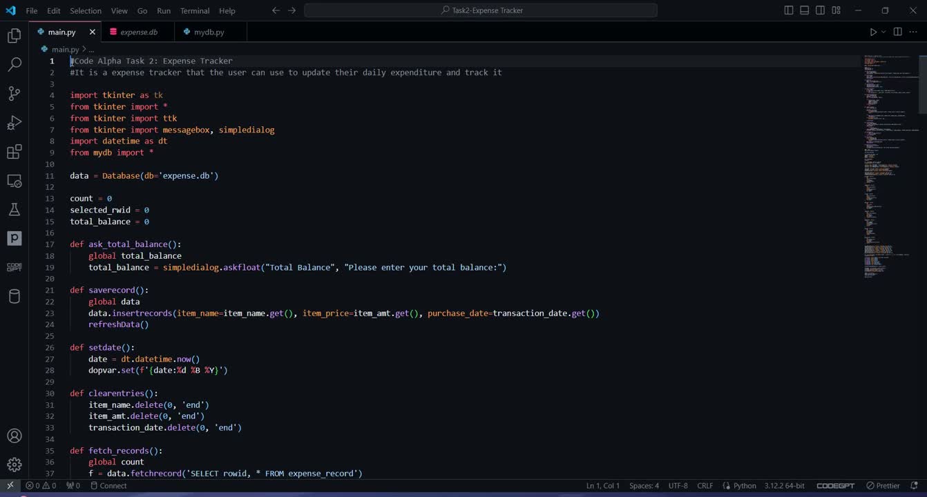 #pythonprogramming #sqlite3 #tkinter #expensetracker #pythonprojects ... #pythonprogramming #sqlite3 #tkinter #expensetracker #pythonprojects ...