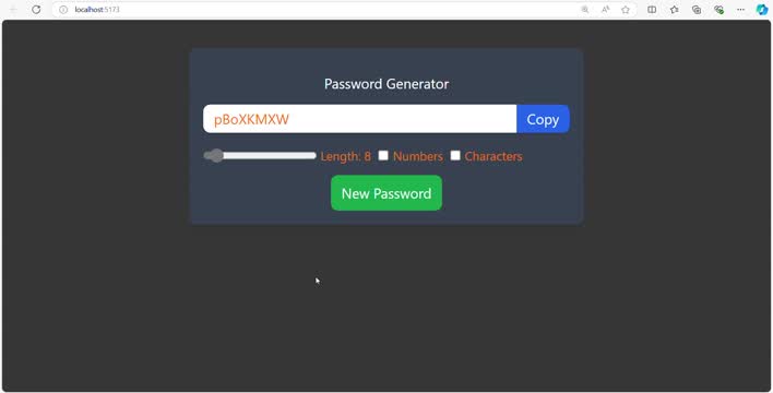 Kalyan Kumar Shaw on LinkedIn: #react #vite #tailwindcss #passwordgenerator Kalyan Kumar Shaw on LinkedIn: #react #vite #tailwindcss #passwordgenerator