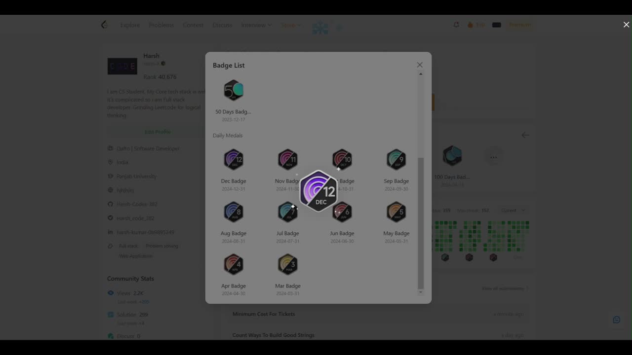 Harsh Kumar on LinkedIn: #leetcode #coding #codingchallenge # ... Harsh Kumar on LinkedIn: #leetcode #coding #codingchallenge # ...