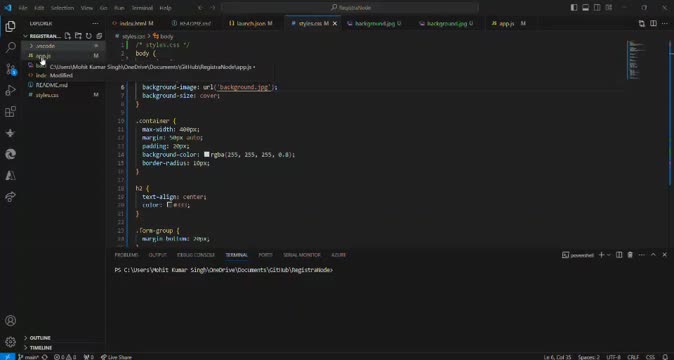 #html #css #nodejs #mongodb #webdevelopment #bharatintern | Mohit Kumar ... #html #css #nodejs #mongodb #webdevelopment #bharatintern | Mohit Kumar ...