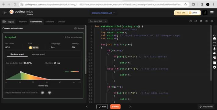 Mastered string manipulation challenge with ProPeers DSA roadmap ... Mastered string manipulation challenge with ProPeers DSA roadmap ...