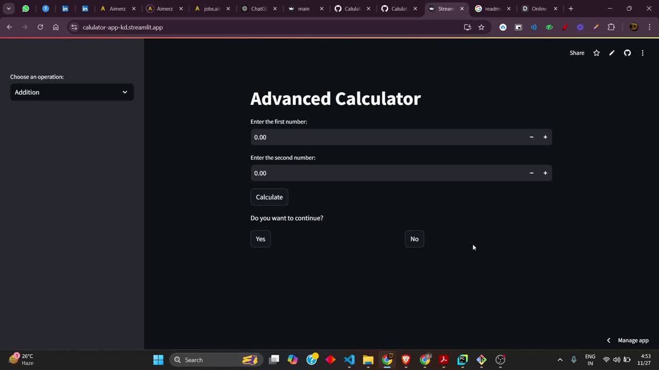 Deepak Kumar Mohanty on LinkedIn: #kumarai #python #streamlit # ... Deepak Kumar Mohanty on LinkedIn: #kumarai #python #streamlit # ...