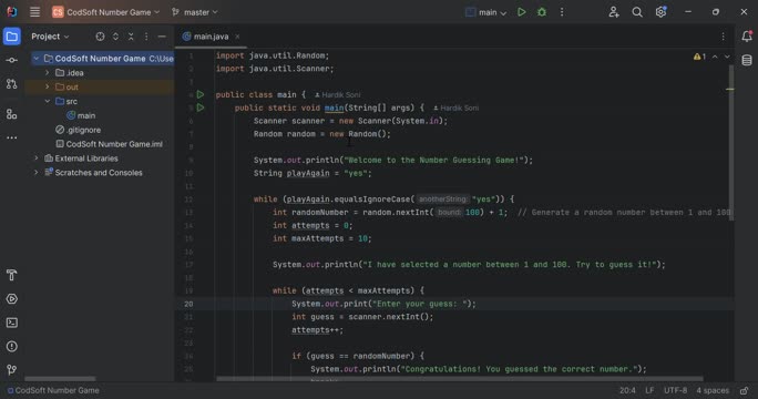 Ayush Kumar on LinkedIn: #codsoft #java #programming #internship # ... Ayush Kumar on LinkedIn: #codsoft #java #programming #internship # ...