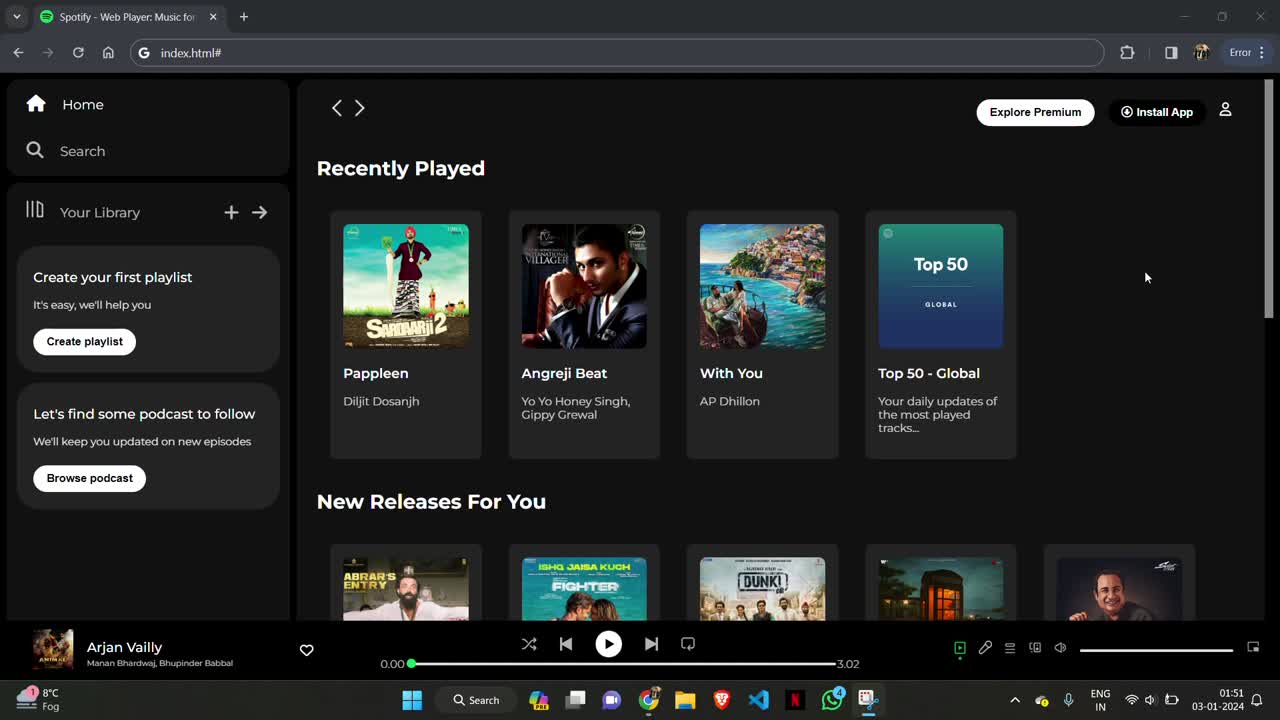 Prakhar Srivastava on LinkedIn: #webdevelopment #spotifywebclone #html ... Prakhar Srivastava on LinkedIn: #webdevelopment #spotifywebclone #html ...