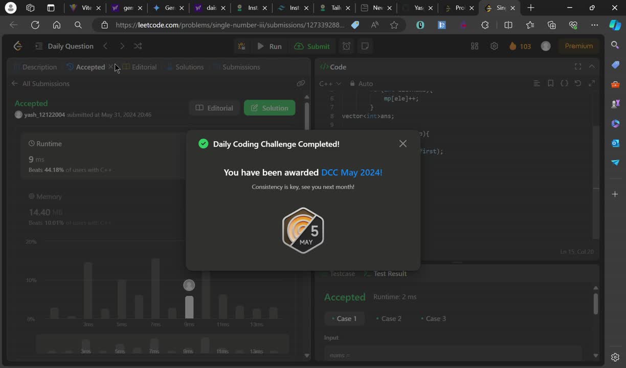 Earned DCC May 2024 badge! | Yash Choudhary posted on the topic | LinkedIn Earned DCC May 2024 badge! | Yash Choudhary posted on the topic | LinkedIn