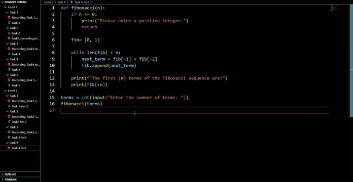 Sharveshvar Karthikeyan on LinkedIn: #python #fibonaccisequence # ... Sharveshvar Karthikeyan on LinkedIn: #python #fibonaccisequence # ...