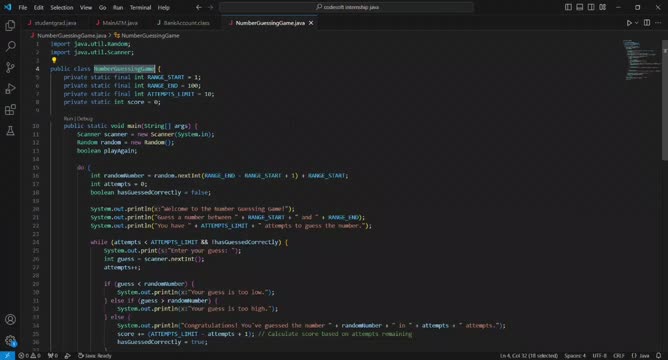 Sakshi Patil on LinkedIn: #codesoft #java Sakshi Patil on LinkedIn: #codesoft #java