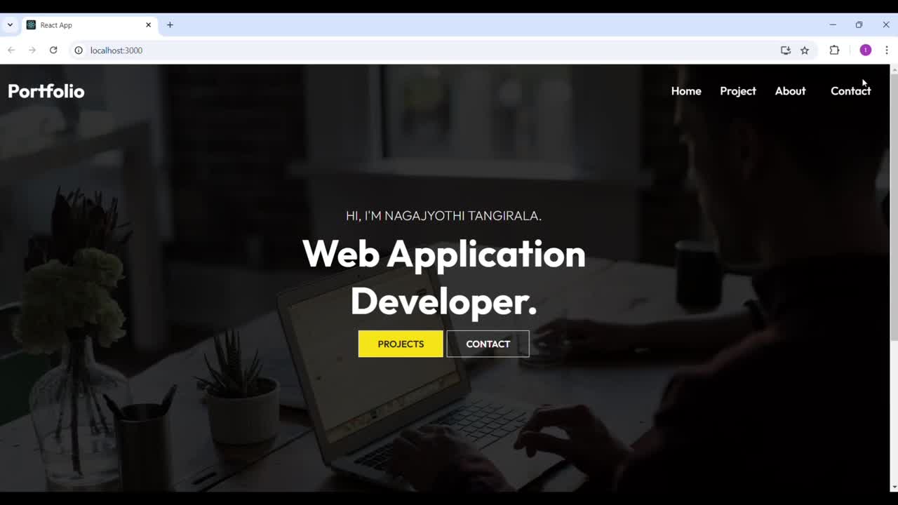 NagaJyothi Tangirala on LinkedIn: #portfolio #reactjs #portfolio # ... NagaJyothi Tangirala on LinkedIn: #portfolio #reactjs #portfolio # ...