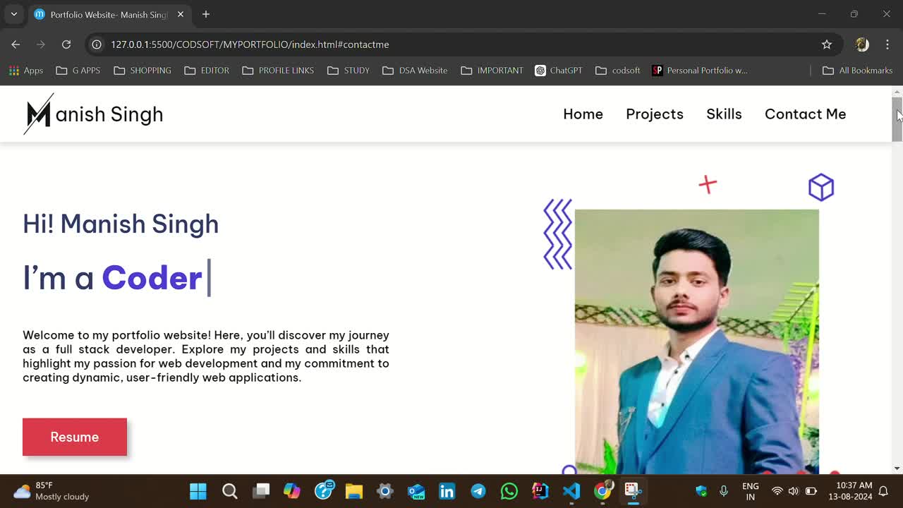 Manish Singh on LinkedIn: #codsoft #internship #webdevelopment #html # ... Manish Singh on LinkedIn: #codsoft #internship #webdevelopment #html # ...