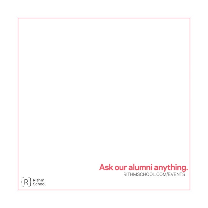 Rithm School on LinkedIn: Alumni AMA Rithm School on LinkedIn: Alumni AMA