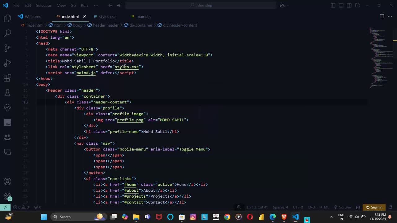 Mohd Sahil on LinkedIn: #frontenddevelopment #javascript #webdesign # ... Mohd Sahil on LinkedIn: #frontenddevelopment #javascript #webdesign # ...