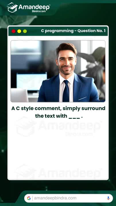 Amandeep Bindra on LinkedIn: C programming Mcq Quiz | C programming ... Amandeep Bindra on LinkedIn: C programming Mcq Quiz | C programming ...