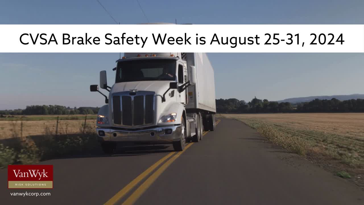 Van Wyk Risk Solutions on LinkedIn: Brake Safety Week 2024 Van Wyk Risk Solutions on LinkedIn: Brake Safety Week 2024