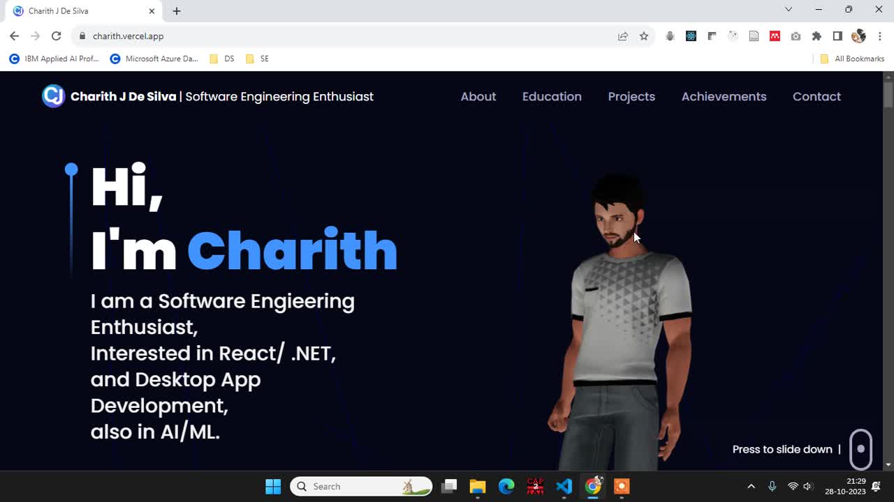 #reactjs #threejs #tailwindcss #framermotion #emailjs | Charith Jayodya ... #reactjs #threejs #tailwindcss #framermotion #emailjs | Charith Jayodya ...