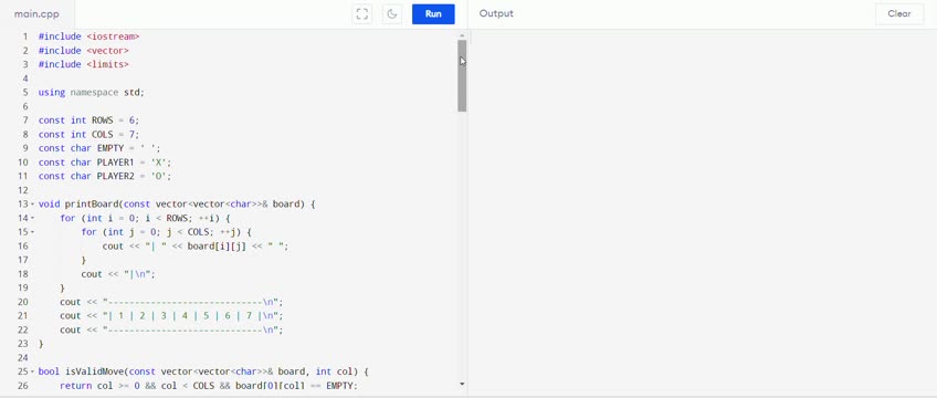 Introducing Connect 4 game with C++ | Lavanya .V posted on the topic ... Introducing Connect 4 game with C++ | Lavanya .V posted on the topic ...