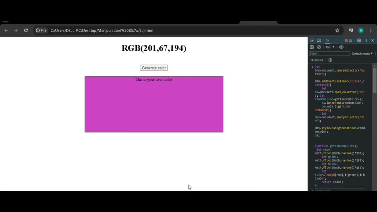 My JavaScript project on event listeners | Niharika Bhadkare posted on ... My JavaScript project on event listeners | Niharika Bhadkare posted on ...