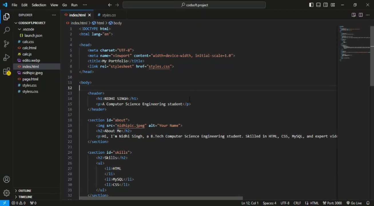 Nidhi Singh on LinkedIn: #html #css #portfolio #frontenddevelopment # ... Nidhi Singh on LinkedIn: #html #css #portfolio #frontenddevelopment # ...