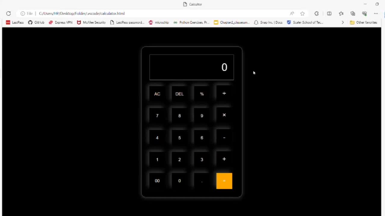 Rakshita Wagh on LinkedIn: #javascriptcalculator #webdevelopment # ... Rakshita Wagh on LinkedIn: #javascriptcalculator #webdevelopment # ...