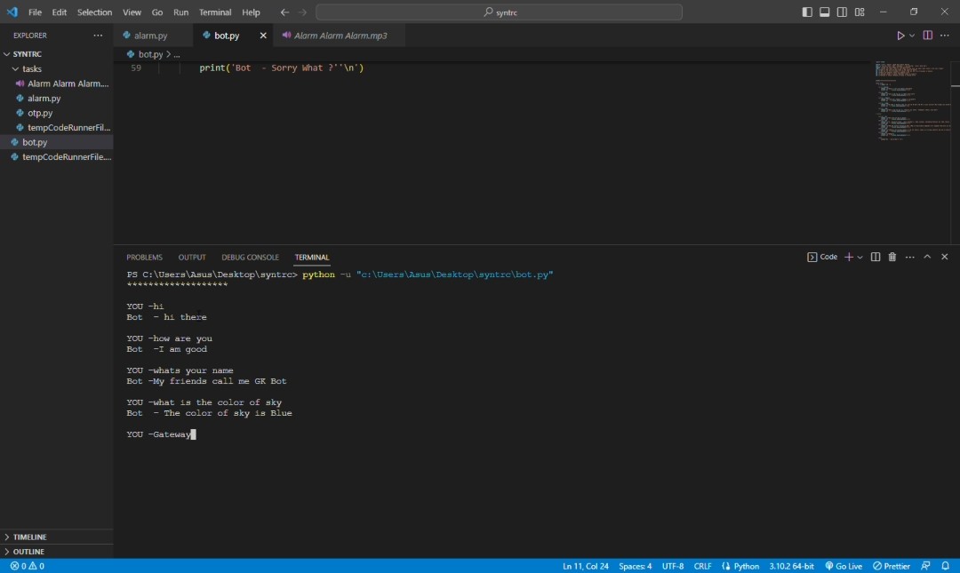 Umesh Bhakare on LinkedIn: #python #intern Umesh Bhakare on LinkedIn: #python #intern