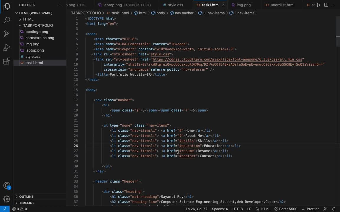 Sayanti Roy on LinkedIn: #bharatintern #webdevelopment # ... Sayanti Roy on LinkedIn: #bharatintern #webdevelopment # ...