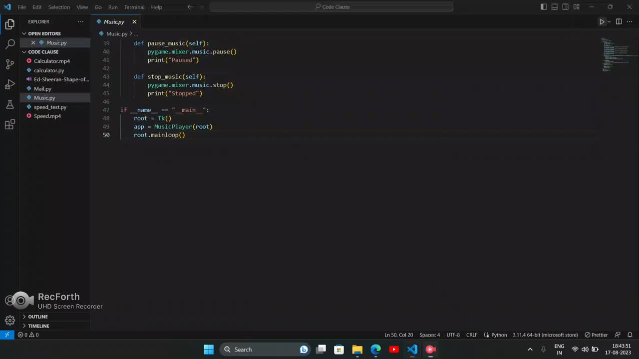 Reddy Vinay Devulapalli on LinkedIn: #codeclause #pythondeveloper Reddy Vinay Devulapalli on LinkedIn: #codeclause #pythondeveloper