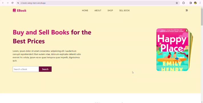 Sharmili Das on LinkedIn: #mernstack #bookwebsite #coding #happylearning Sharmili Das on LinkedIn: #mernstack #bookwebsite #coding #happylearning