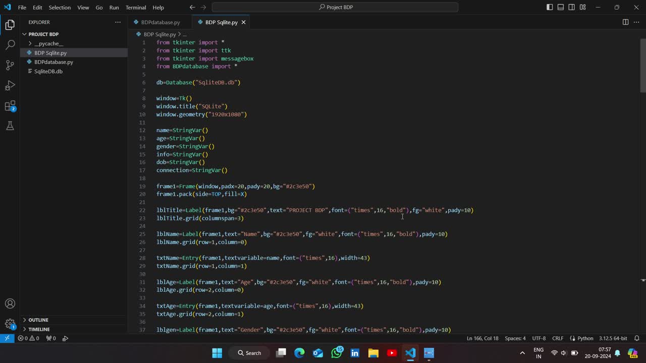GURUMOORTHI N on LinkedIn: #python #tkinter #sqlite3 #gui # ... GURUMOORTHI N on LinkedIn: #python #tkinter #sqlite3 #gui # ...