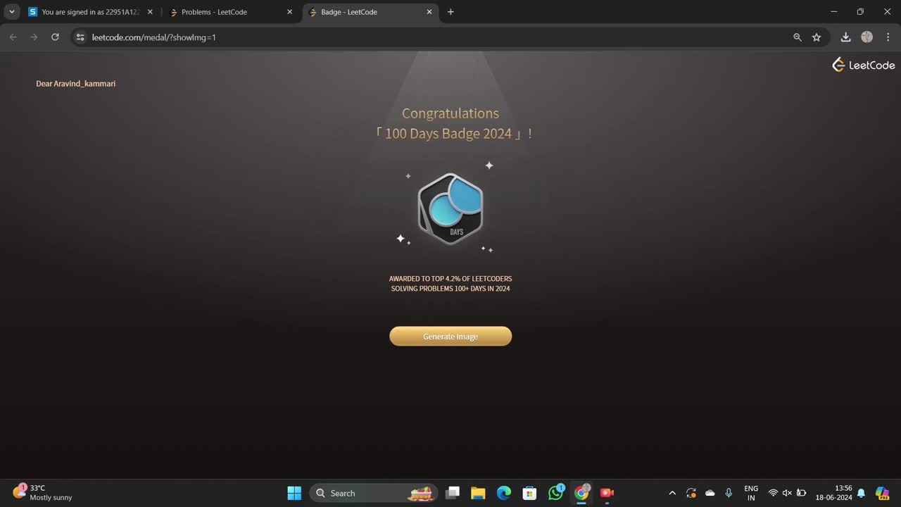 Aravind Kammari on LinkedIn: #100daysofleetcode #codingjourney # ... Aravind Kammari on LinkedIn: #100daysofleetcode #codingjourney # ...