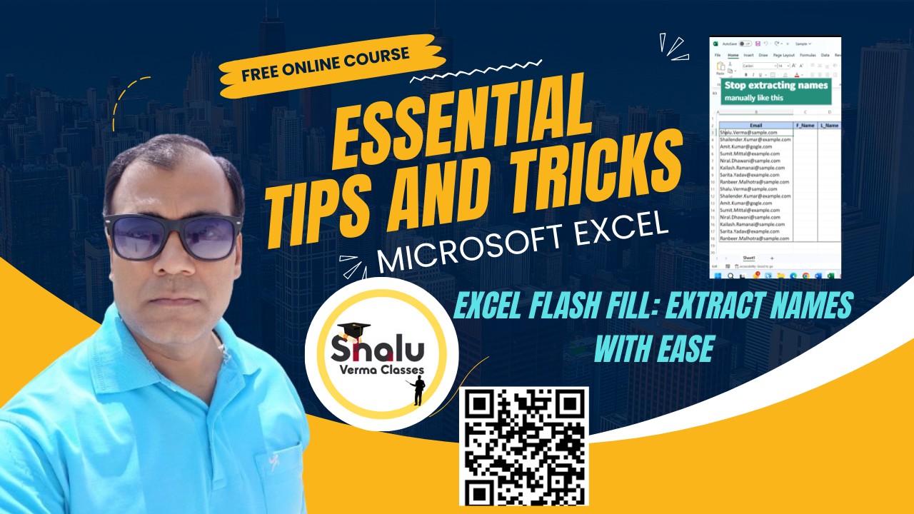 Shalu Verma on LinkedIn: Excel Flash Fill: Effortlessly Extract Names ... Shalu Verma on LinkedIn: Excel Flash Fill: Effortlessly Extract Names ...