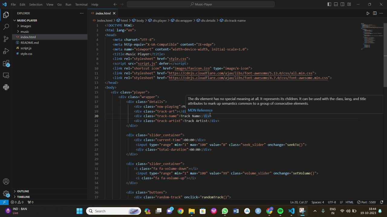 Completed my first task as a Web Development Intern at CodeClause ... Completed my first task as a Web Development Intern at CodeClause ...