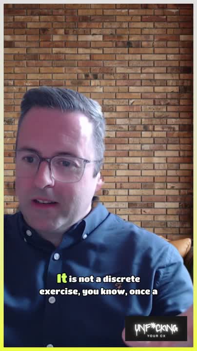 CX isn't a dashboard. It's a value stream. This Thursday on Unf*cking ... CX isn't a dashboard. It's a value stream. This Thursday on Unf*cking ...