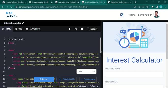 Shiva kumar Gattu on LinkedIn: #javascript #html5 #css #bootstrap # ... Shiva kumar Gattu on LinkedIn: #javascript #html5 #css #bootstrap # ...