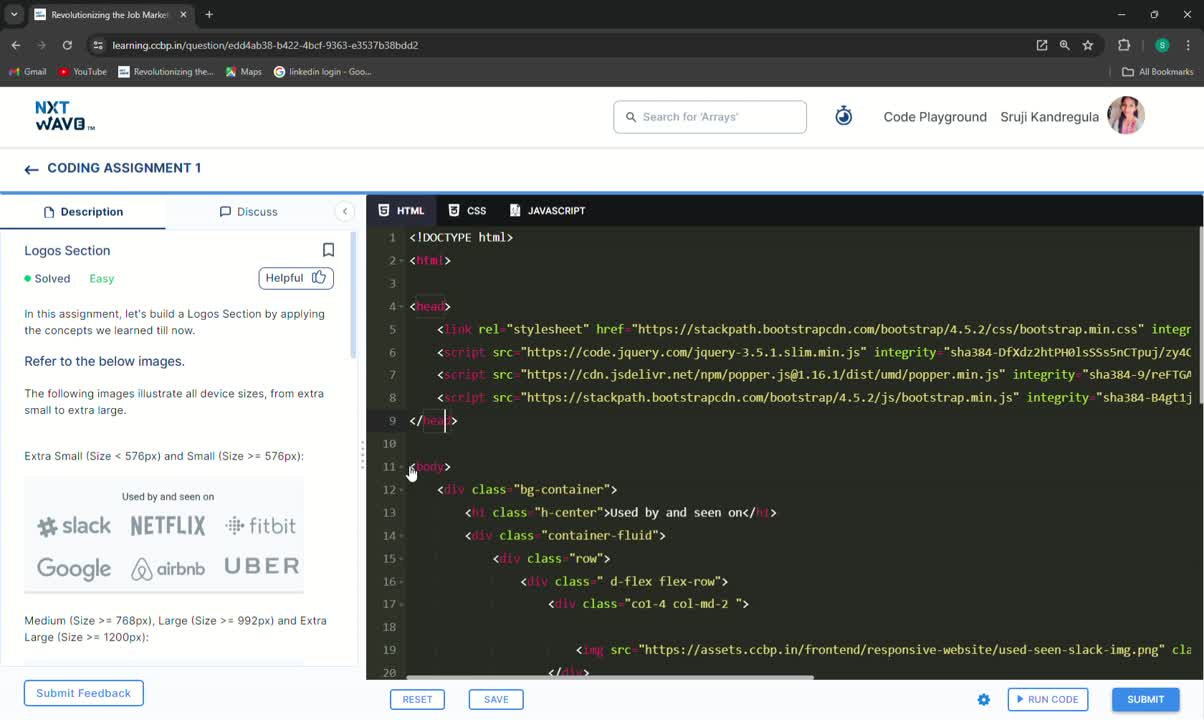 How to build a Logos Section with HTML, CSS, Bootstrap | Sruji K posted ... How to build a Logos Section with HTML, CSS, Bootstrap | Sruji K posted ...