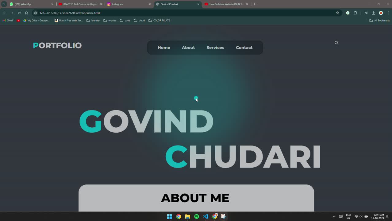 govind chudari on LinkedIn: #webdesign #portfoliodesign # ... govind chudari on LinkedIn: #webdesign #portfoliodesign # ...