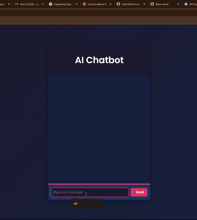 #chatbot #ai #openai #springboot #java #javascript #frontenddevelopment ... #chatbot #ai #openai #springboot #java #javascript #frontenddevelopment ...