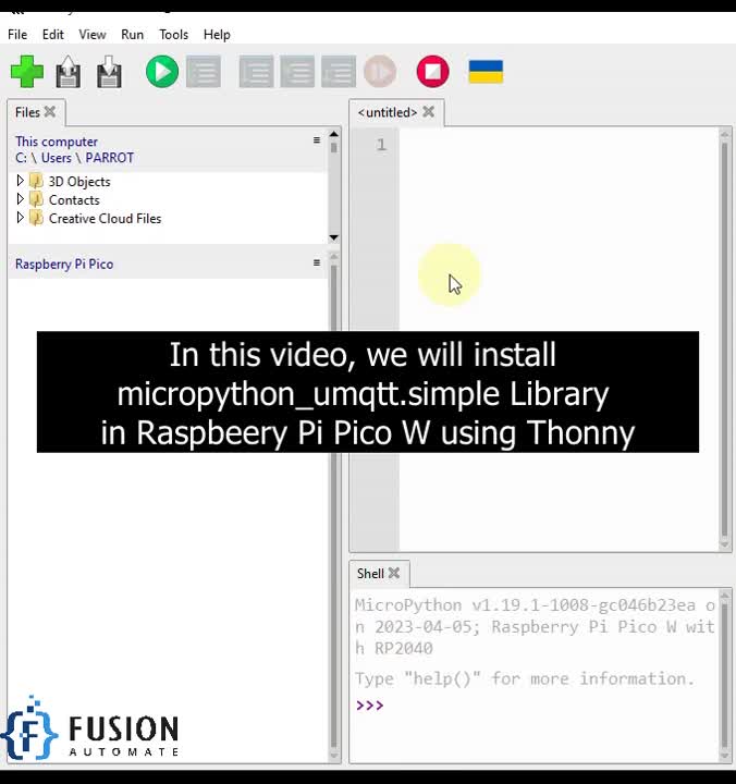 Fusion Automate on LinkedIn: How to install micropython umqtt simple ... Fusion Automate on LinkedIn: How to install micropython umqtt simple ...