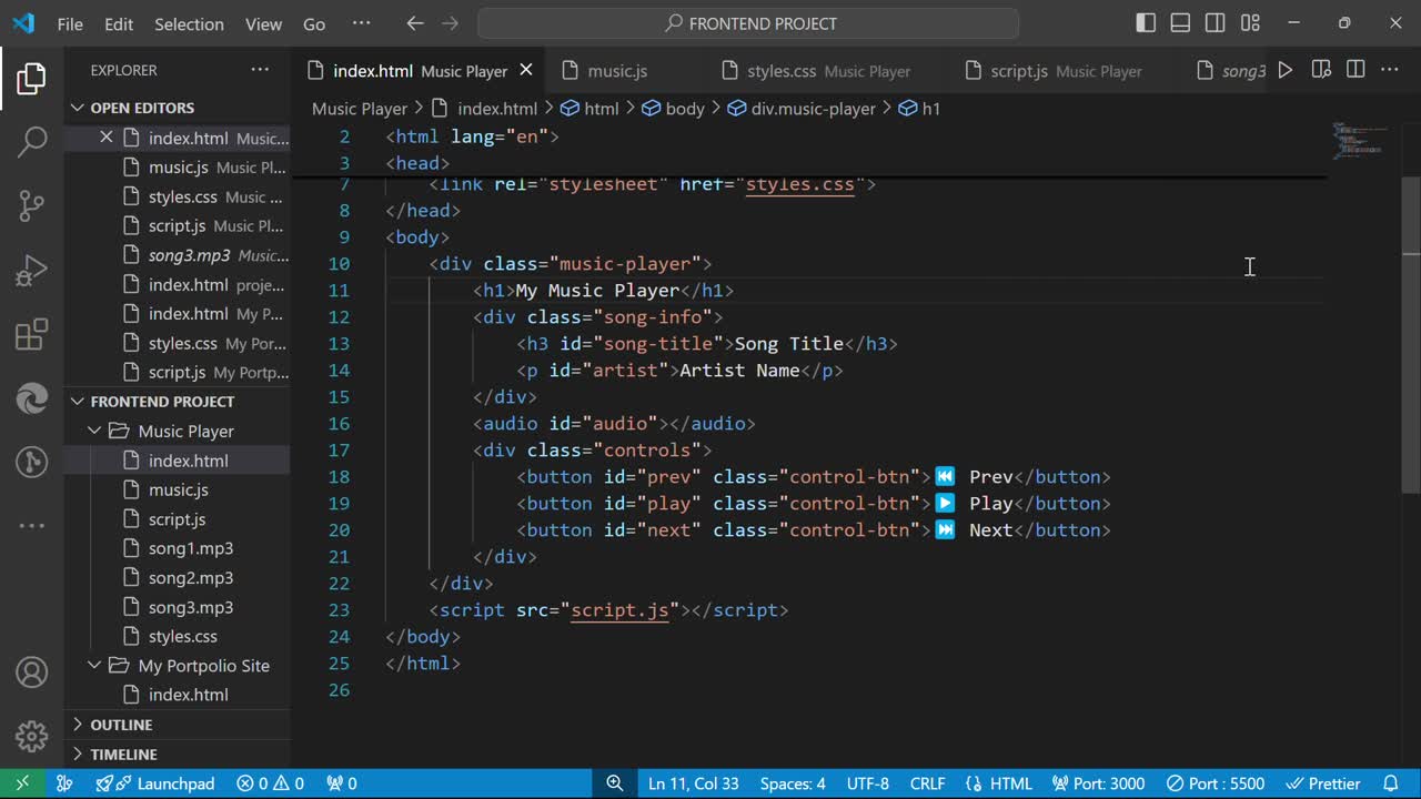 Sunaram Naik on LinkedIn: #webdevelopment #musicplayer #html #css # ... Sunaram Naik on LinkedIn: #webdevelopment #musicplayer #html #css # ...