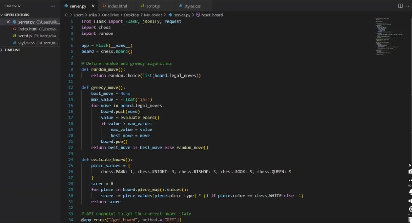 Srikanth J on LinkedIn: #python #html #css #javascript #chessai # ... Srikanth J on LinkedIn: #python #html #css #javascript #chessai # ...