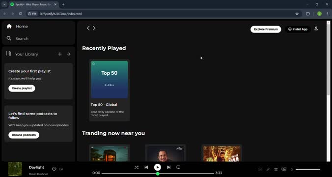 #webdevelopment #html #css #frontendproject #spotifyclone | Jash Pandya #webdevelopment #html #css #frontendproject #spotifyclone | Jash Pandya