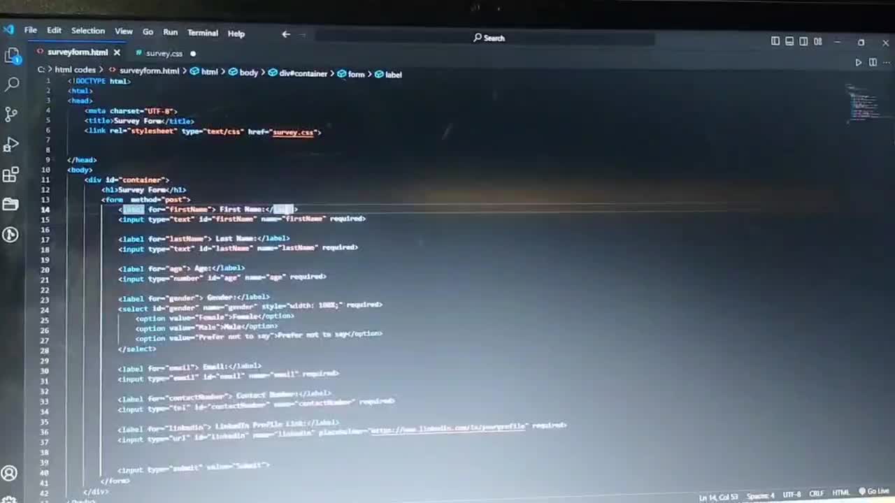 Sahithi Bandi on LinkedIn: #html #css #codealpha #webdevelopment Sahithi Bandi on LinkedIn: #html #css #codealpha #webdevelopment
