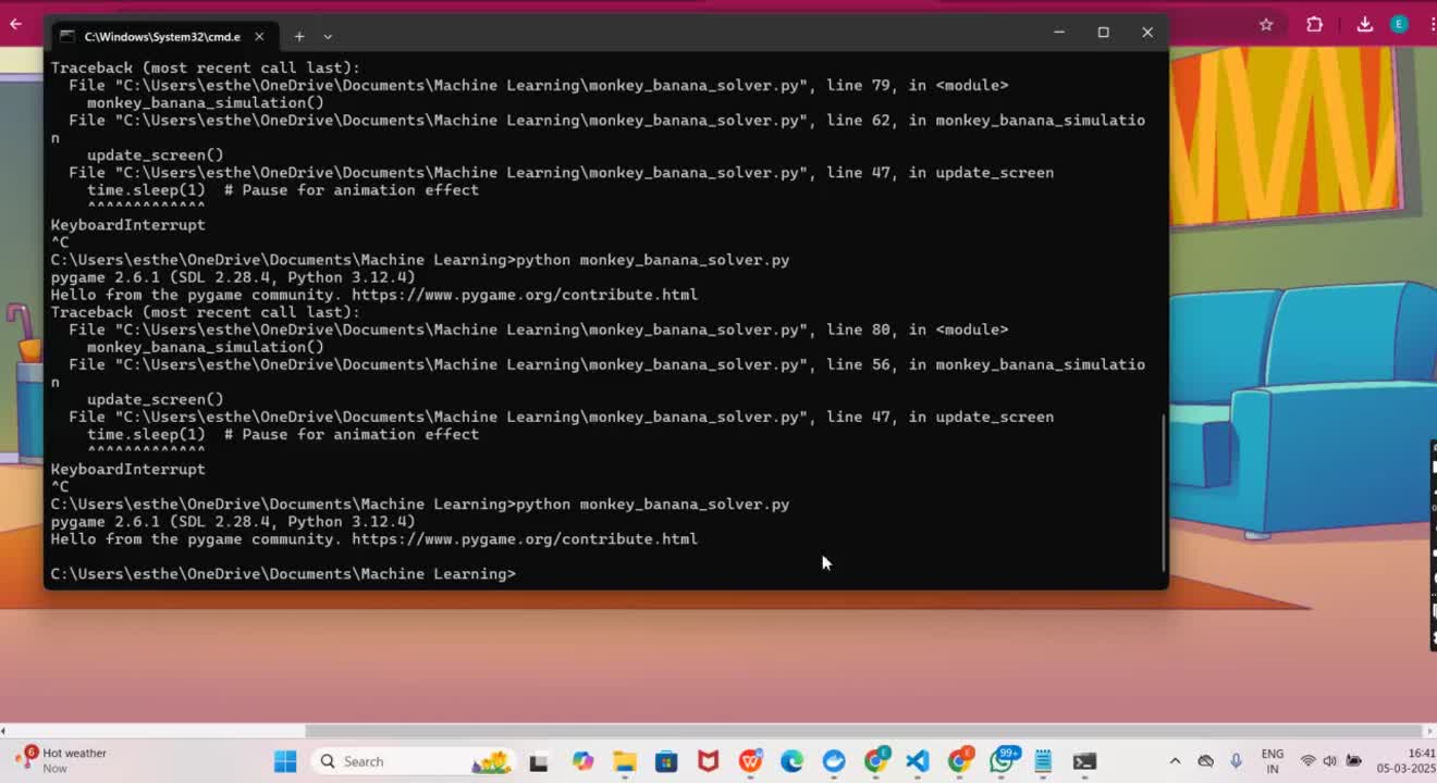 Esther Princy F on LinkedIn: #python #ai #gaming #machinelearning # ... Esther Princy F on LinkedIn: #python #ai #gaming #machinelearning # ...