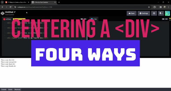 Zach Gardner on LinkedIn: Centering a horizontally I've been ... Zach Gardner on LinkedIn: Centering a horizontally I've been ...