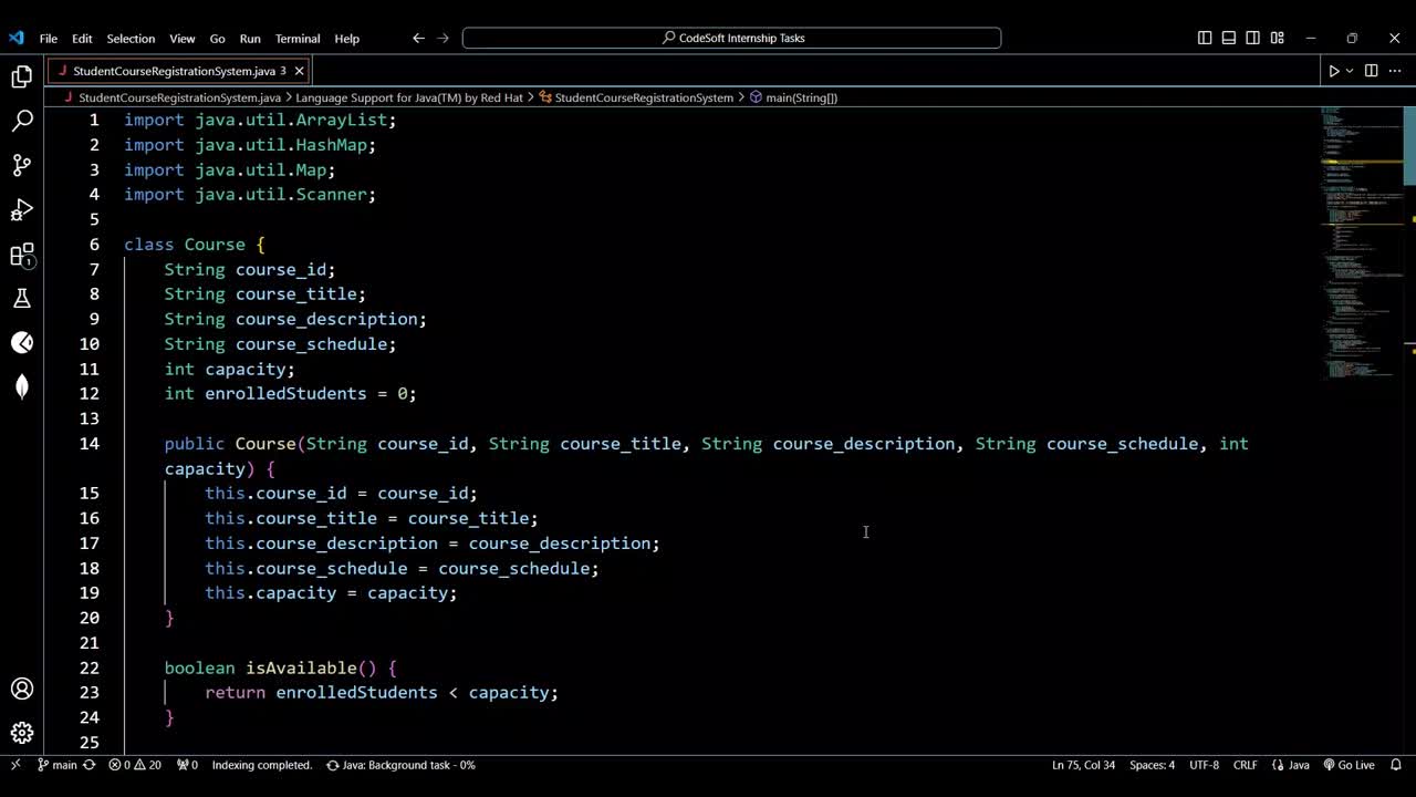 GUDEPU SANJAY on LinkedIn: #codsoft #java #codsoft #internship # ... GUDEPU SANJAY on LinkedIn: #codsoft #java #codsoft #internship # ...