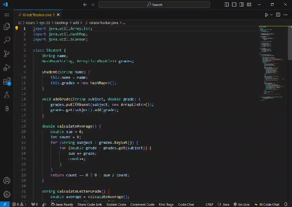 Syed Adil Basha on LinkedIn: #javadeveloper #java #simplegradetracker # ... Syed Adil Basha on LinkedIn: #javadeveloper #java #simplegradetracker # ...