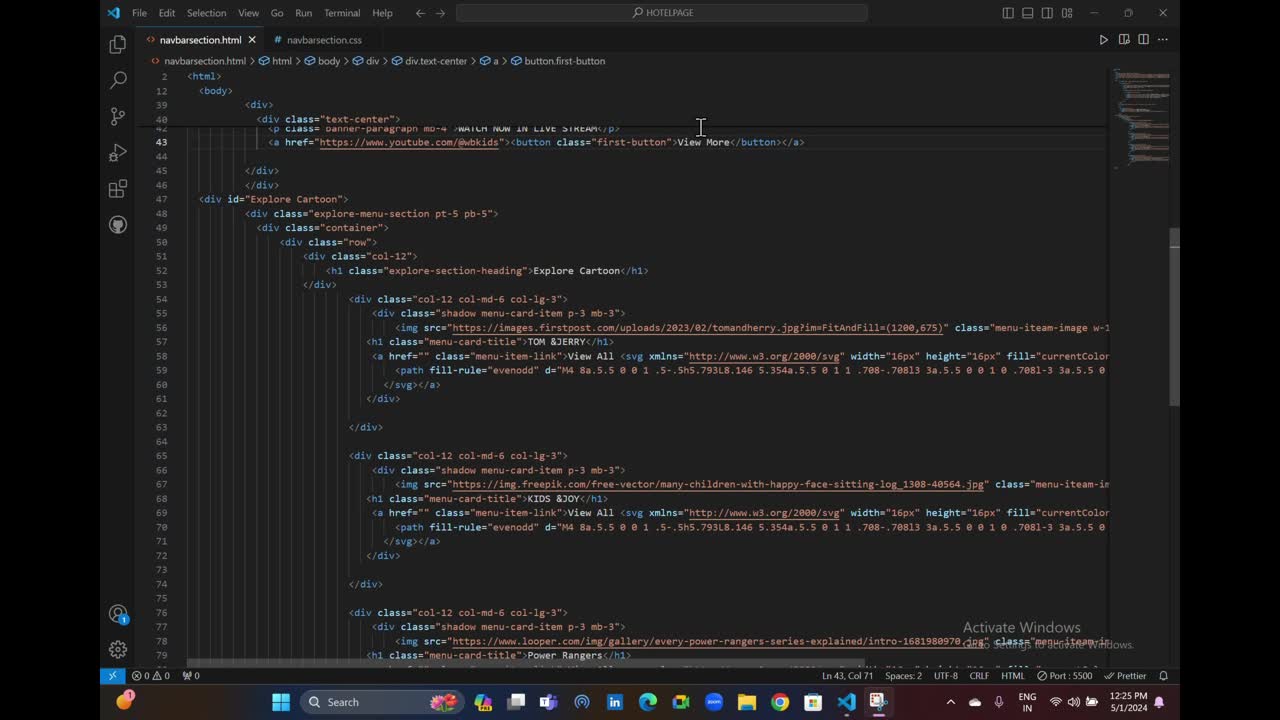 Completed TASK at CodSoft for landing page | Richard Tatapudi posted on ... Completed TASK at CodSoft for landing page | Richard Tatapudi posted on ...