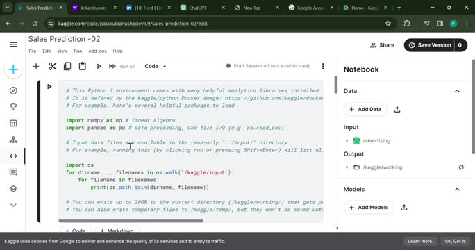 PALAKULA ANUSHA DEVI on LinkedIn: #datamagic #salesprediction # ... PALAKULA ANUSHA DEVI on LinkedIn: #datamagic #salesprediction # ...